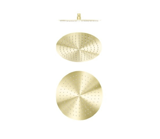 Nero Zen Stainless Steel 316 Round Rain Shower Brushed Gold- Product ...