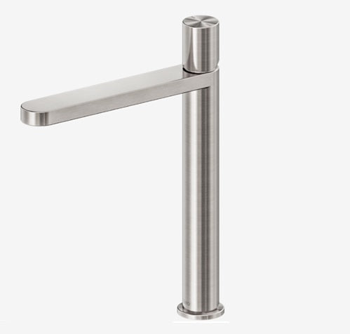 NERO Pure Stainless Steel Tall Basin Mixer Brushed Nickel NR172201aBN