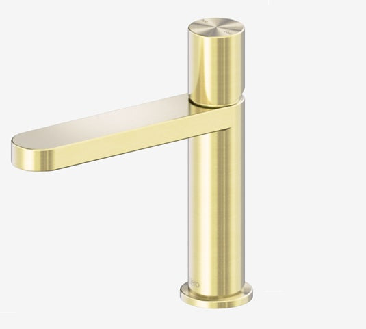 NERO Pure Stainless Steel Basin Mixer Brushed Gold NR172201BG