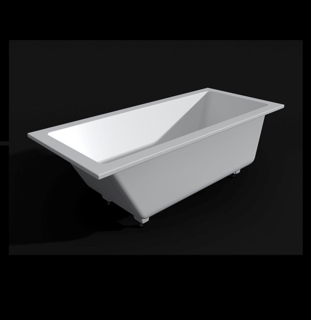 MODA MARILYN Heavy Stone Concealed Bath Cast Stone Matt - Product Code ...