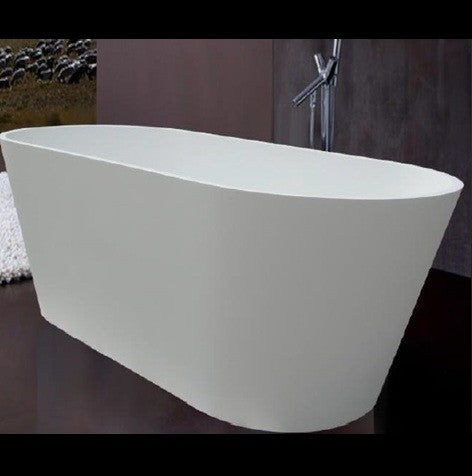 MODA ROSA Freestanding Stone Bath Cast Stone Matt - Product Code: A-120B