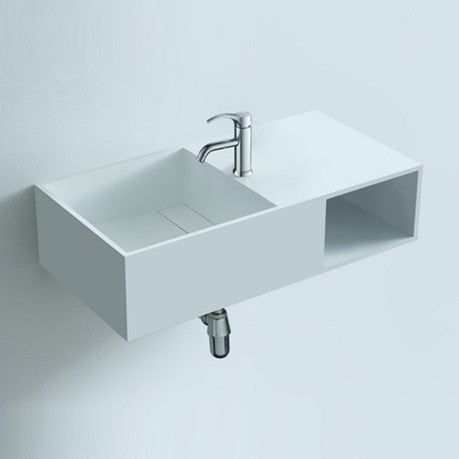 MODA ORLENE Wall Mount Stone Basin Cast Stone Matt - Product Code: COCO32