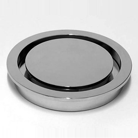 RAM HALO Round Floor Waste DR Brass Chrome - Product Code: HW200S