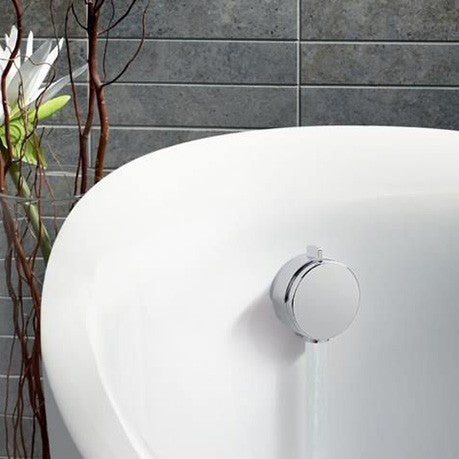 KLUDI BATH FILLER Bath Filler With Waste DR Brass Chrome Product Code KLU 01 ACS Designer Bathrooms