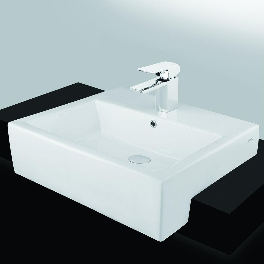 TOTO Lavatory Semi Recessed Basin Ceramic Gloss - Product Code: TOTO-30