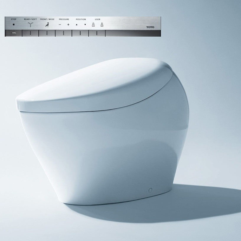 TOTO Neorest NX I Brushed Nicket Control (S-Trap) Ceramic Gloss ...